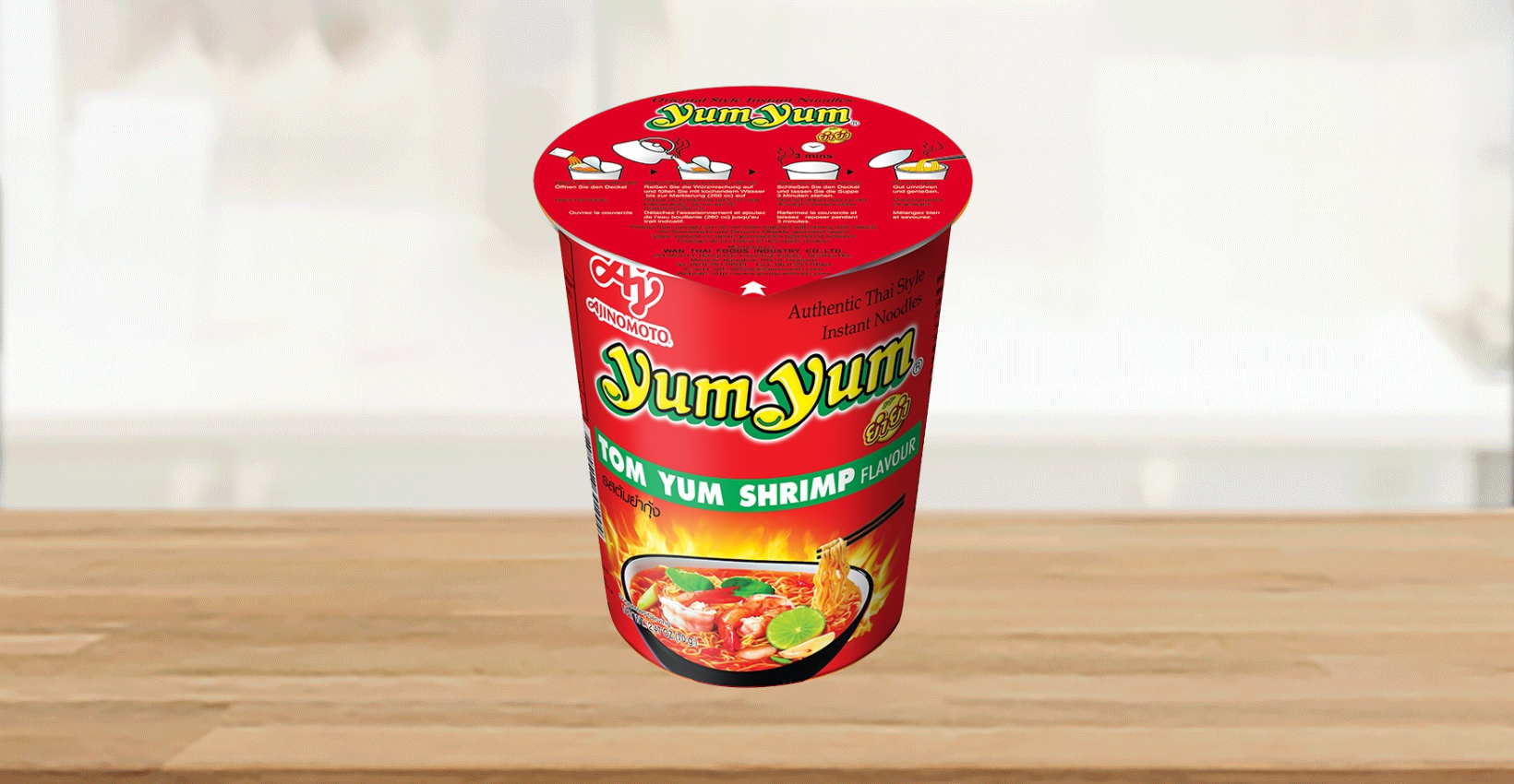Tom Yum Shrimp Yum Yum® Instant Noodles – Ajinomoto Philippines Corporation